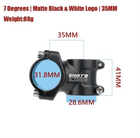 Stem nhôm Shikra 31.8mm (nhiều kích cỡ) | xedap24h.vn